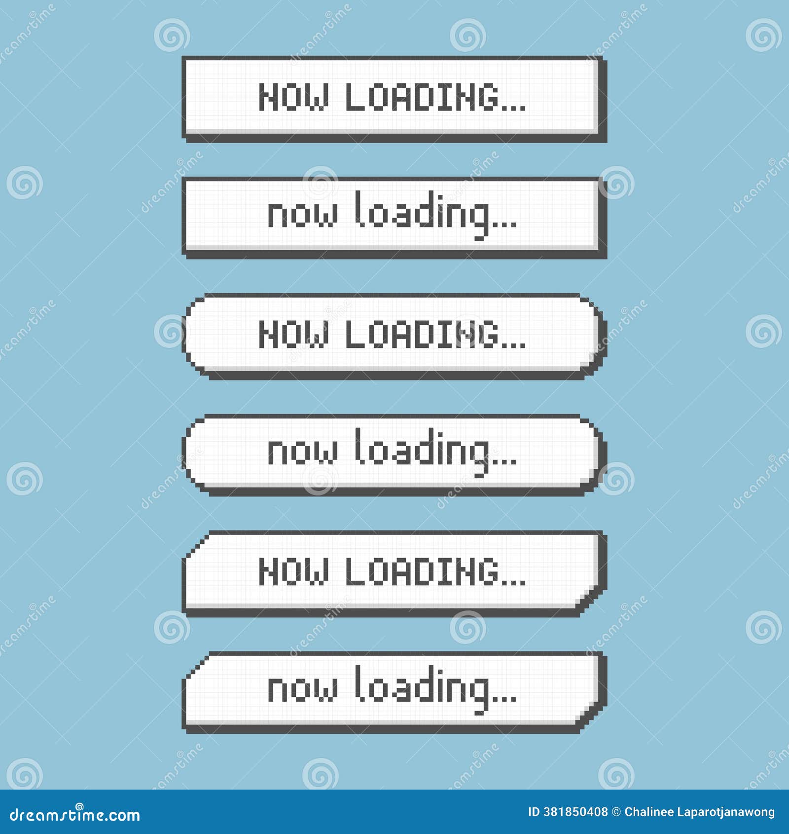 Pixel Loading Progress From 2022 To 2023 Year. Pixelated Progress Bar ...