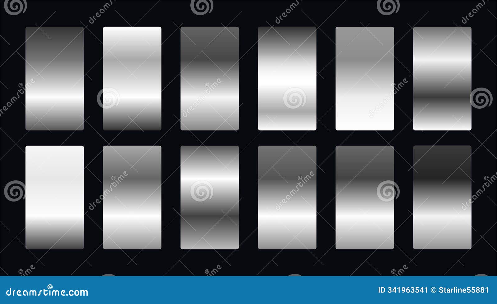 Collection of Shiny Grey Color Texture Backdrop for UI or UX Kit Stock ...
