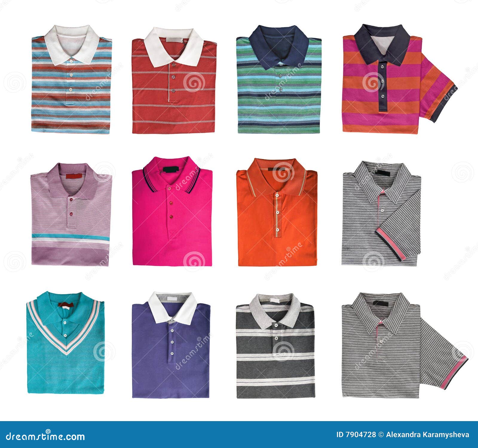 Collection shirts stock photo. Image of beauty, ensemble - 7904728
