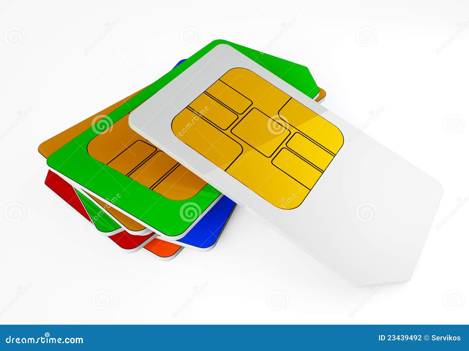 Collection SIM cards stock illustration. Illustration of dimensional - 23439492