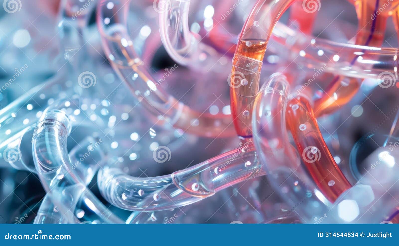 A Collection of Small Flexible Tubes with Cameras Attached Used for ...