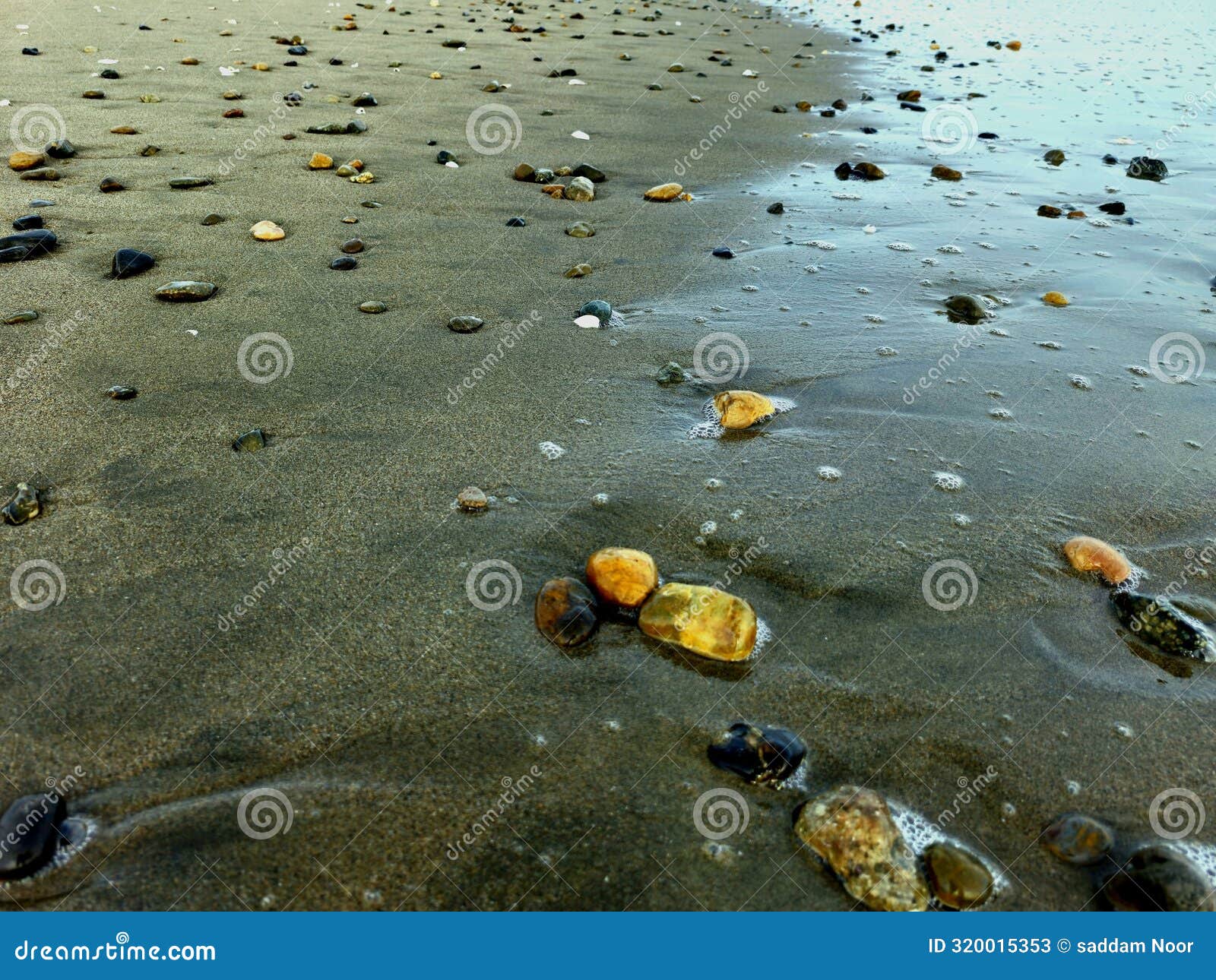 A Collection of Small Rocks on the Beach Stock Image - Image of beauty ...