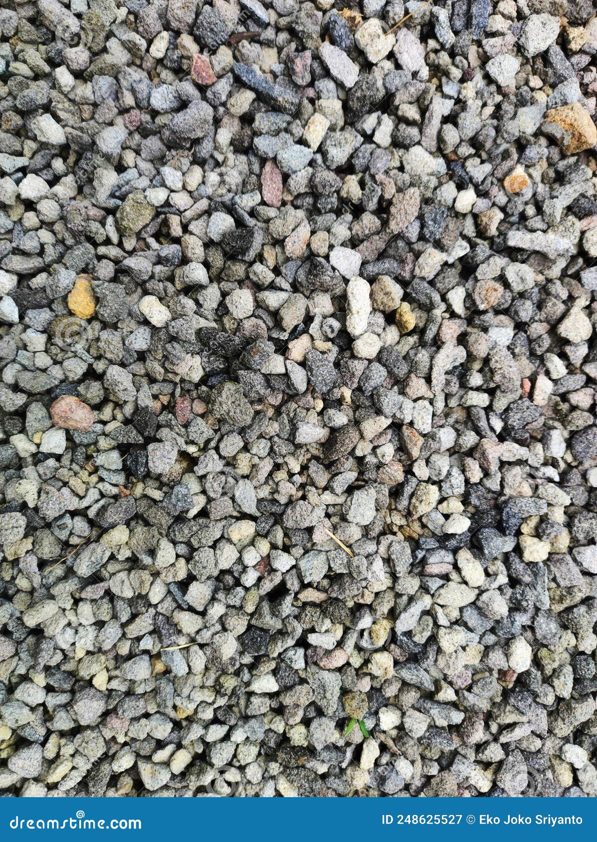 A Collection of Small Stones in a Garden Stock Image - Image of small ...