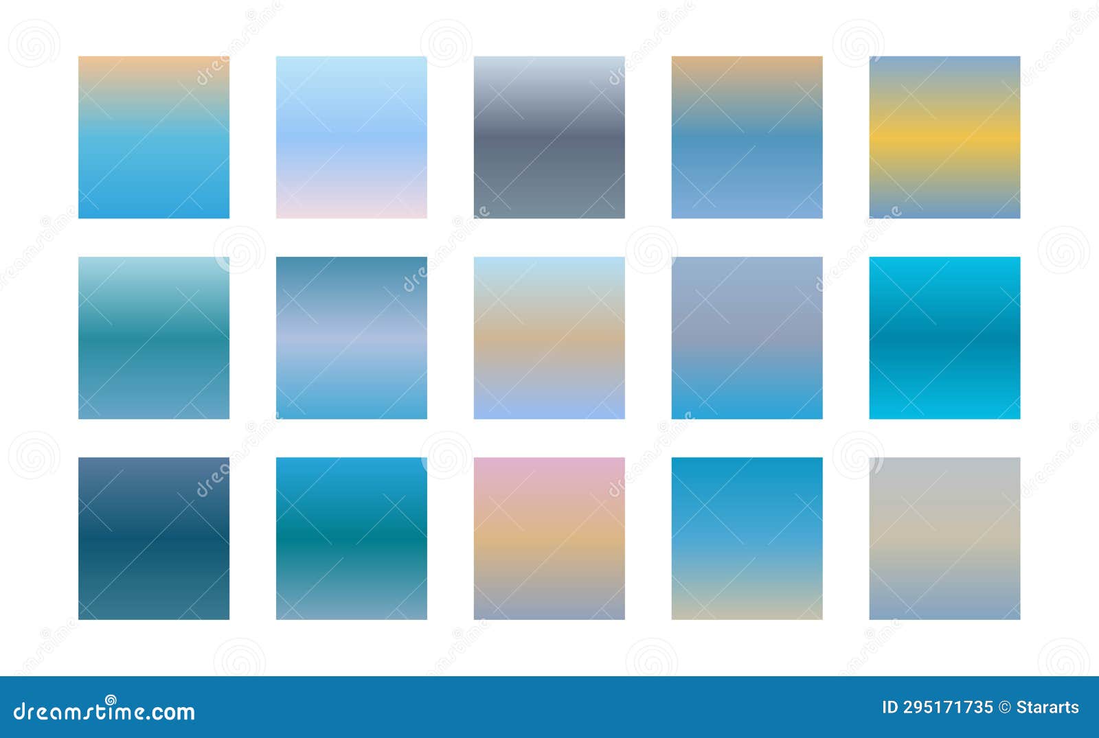 Collection of Smooth Blue Color Palette Backdrop Design Stock ...