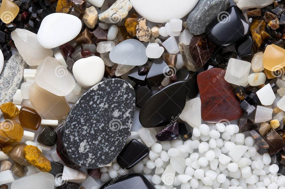 Collection of Soft and Hard Materials Side by Side Stock Photo - Image ...