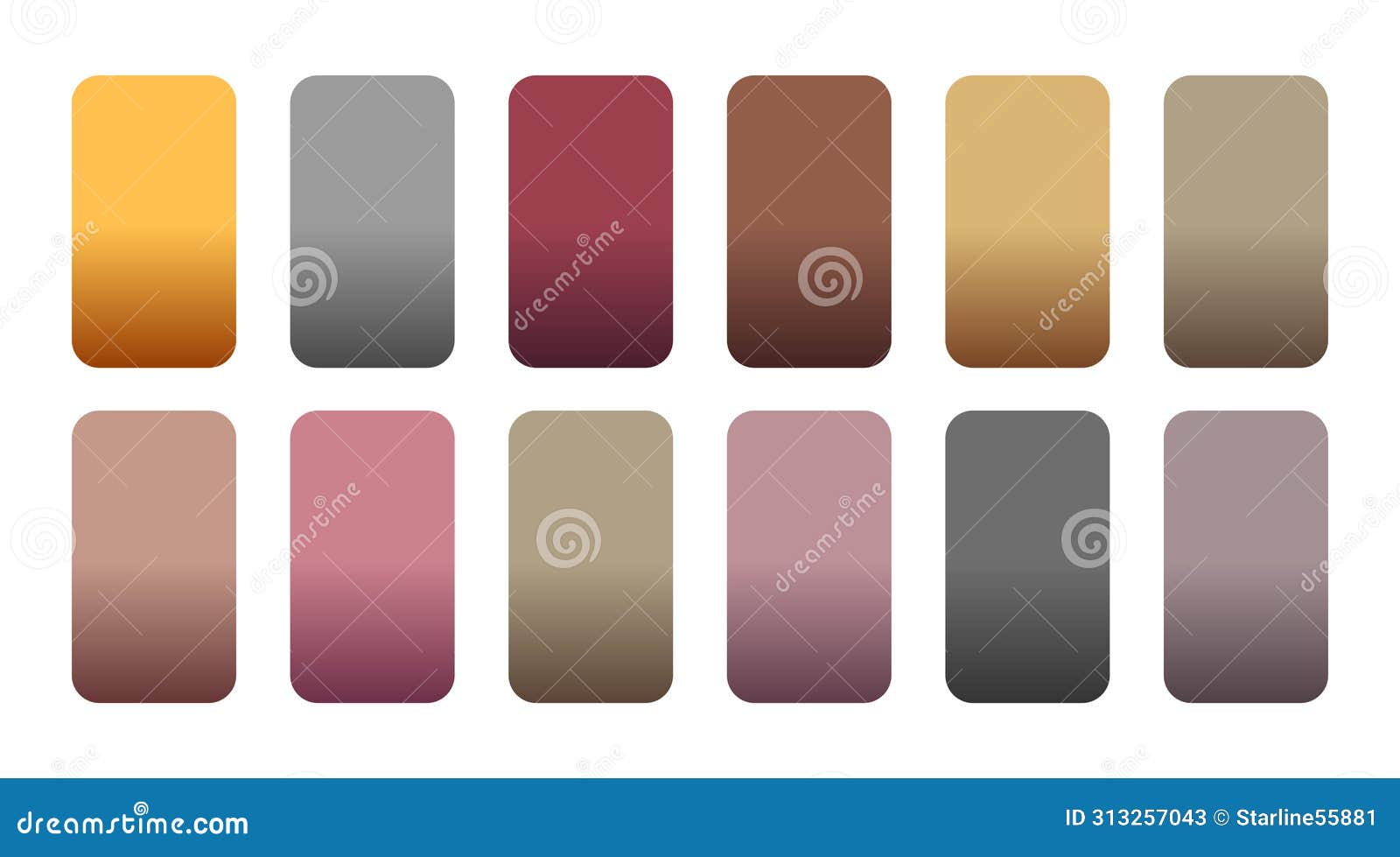 Collection of Soft Tone Gradient Shade Background Design Stock Vector ...