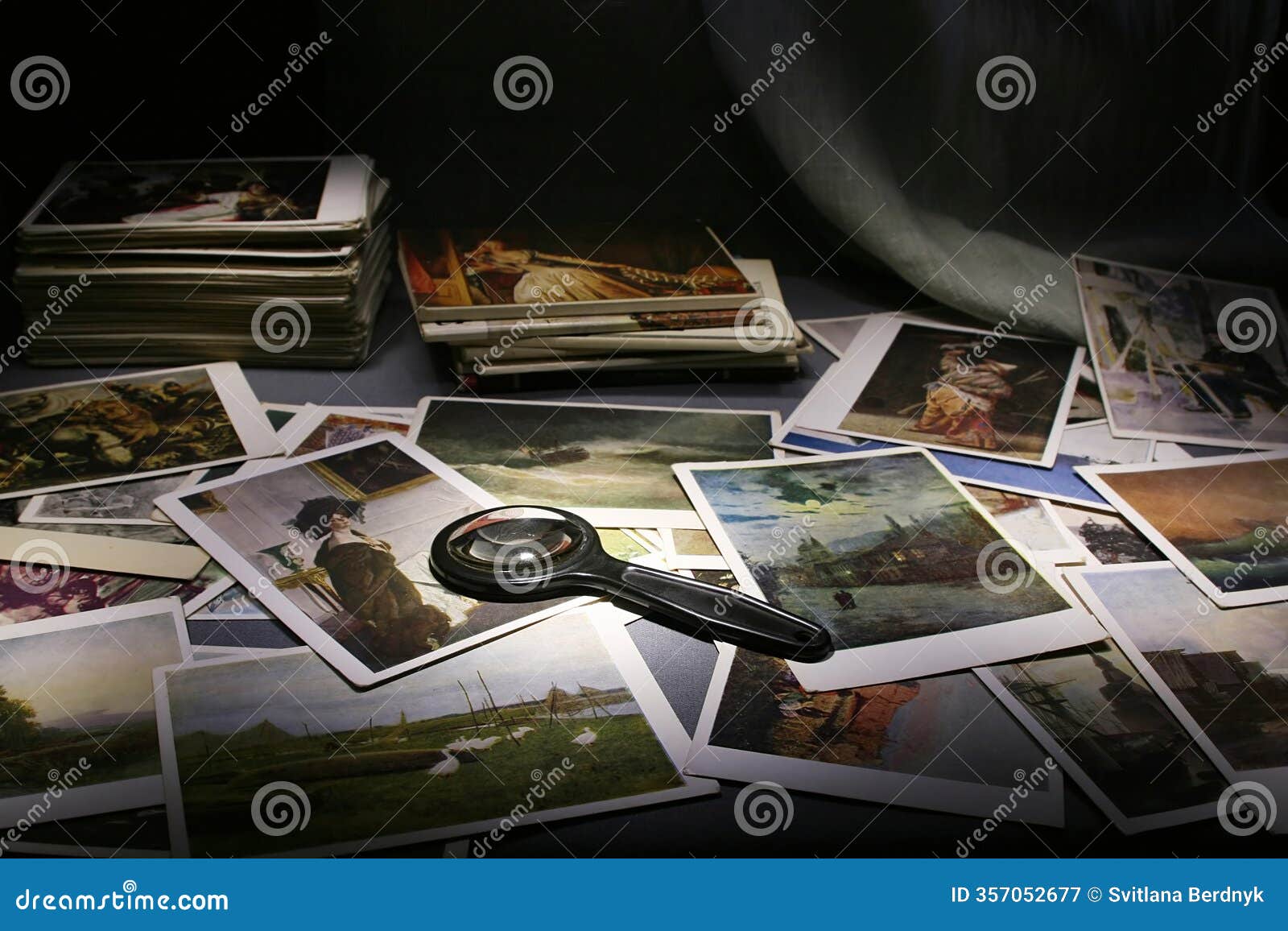 Collection of Soviet Postcards from the USSR. Stock Image - Image of ...