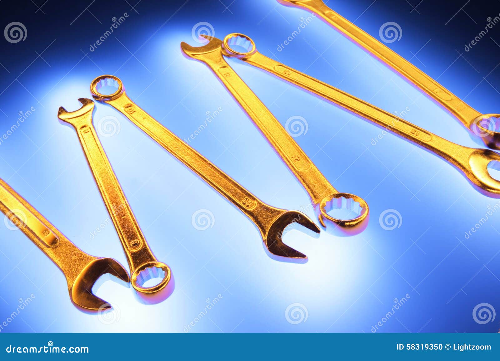 Collection of Spanners stock photo. Image of renovation - 58319350