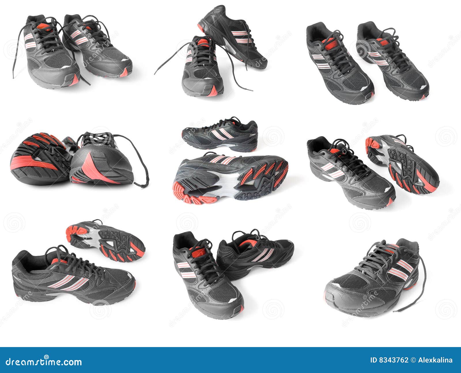 Collection of sport shoes stock photo. Image of boot, laces - 8343762