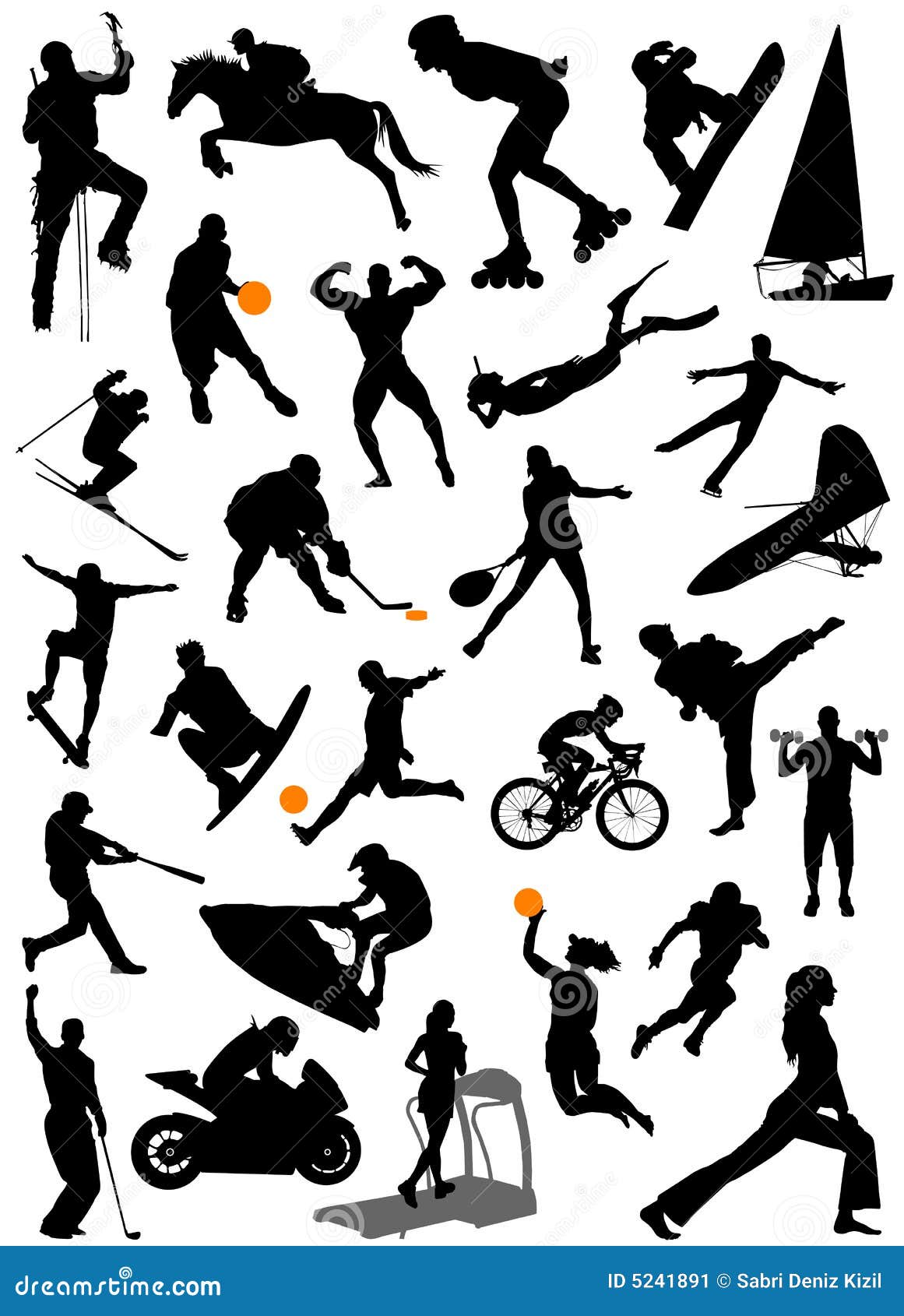 Collection of Sports Vector 5 Stock Vector - Illustration of plane ...