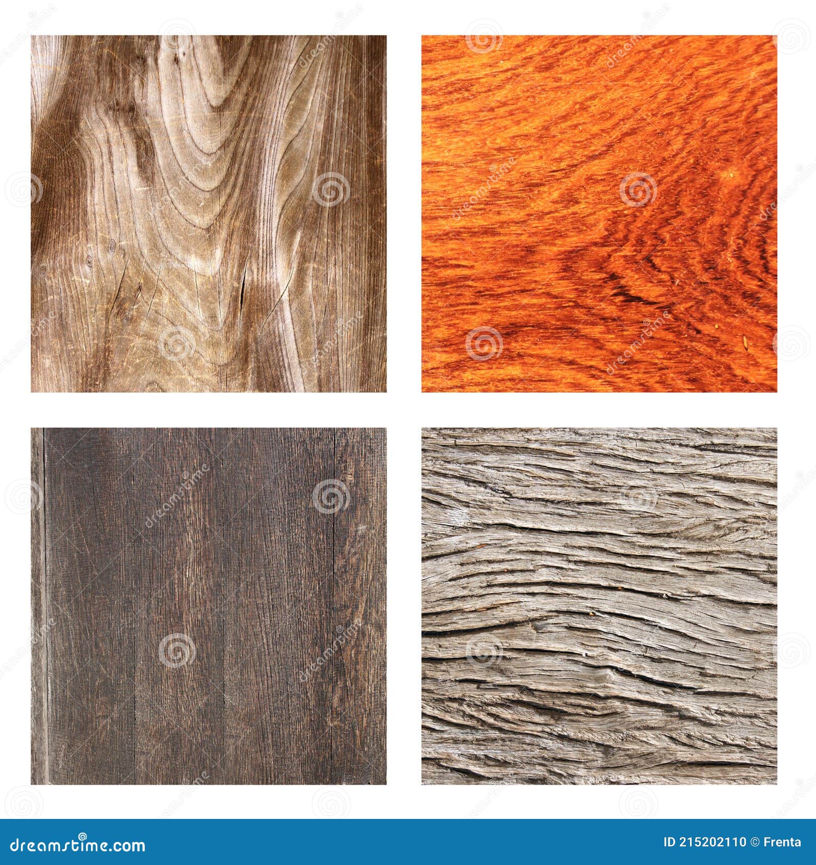 Collection of Square Wooden Backdrops with Old Wood Texture Stock Photo ...