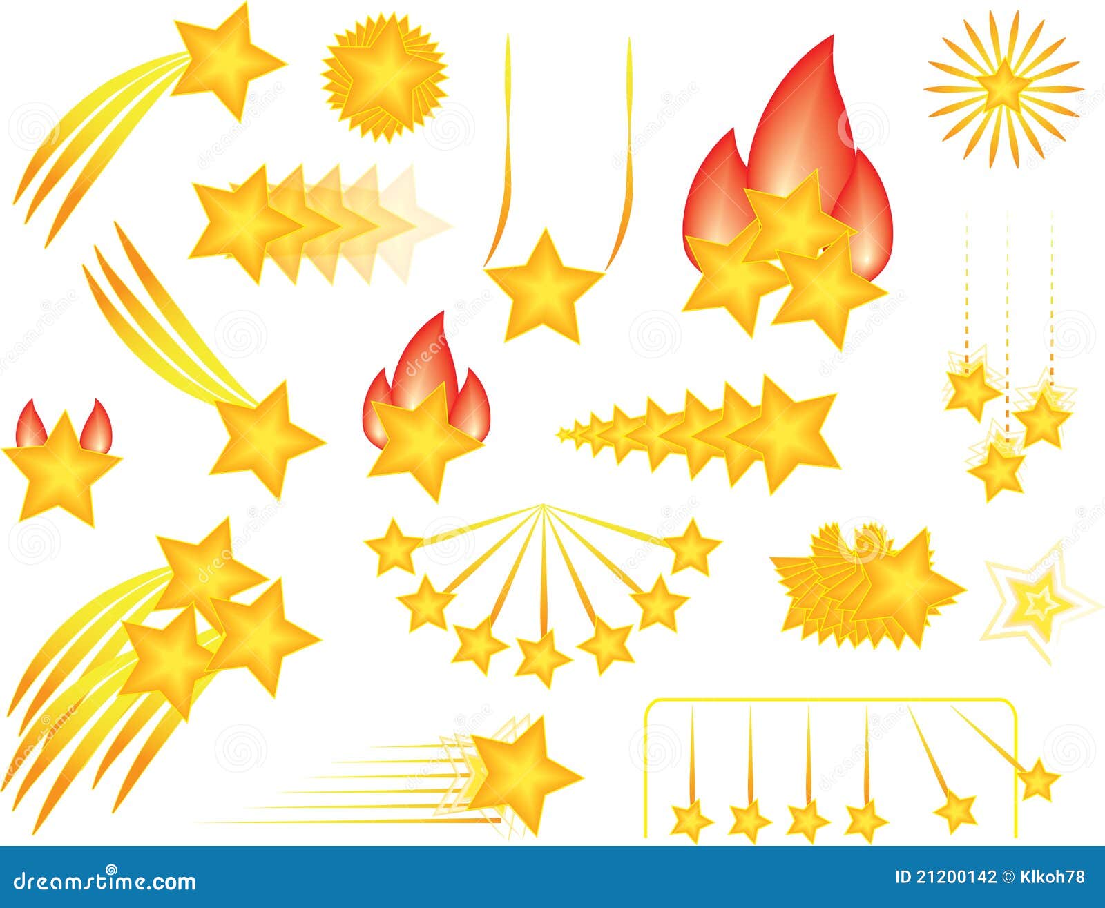 Collection of Stars stock illustration. Illustration of drop - 21200142