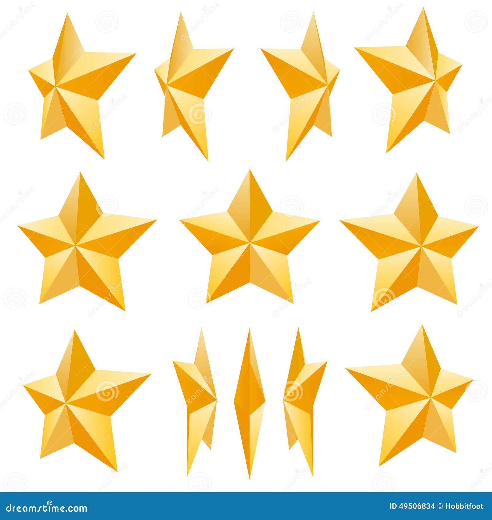 The collection of stars stock vector. Illustration of award - 49506834