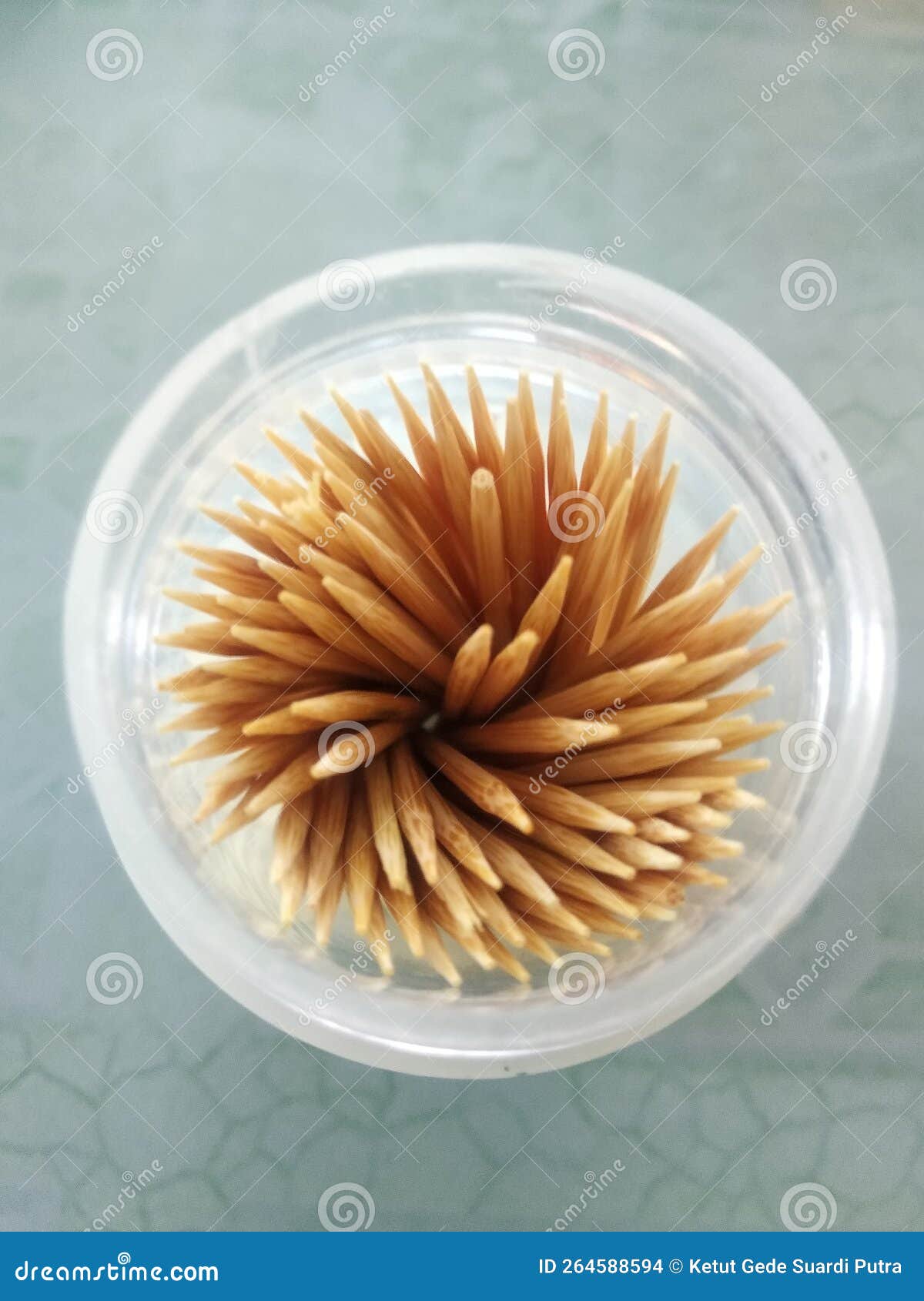 A Collection of Sticks in the Form of Blooming Flowers in a Glass Jar ...