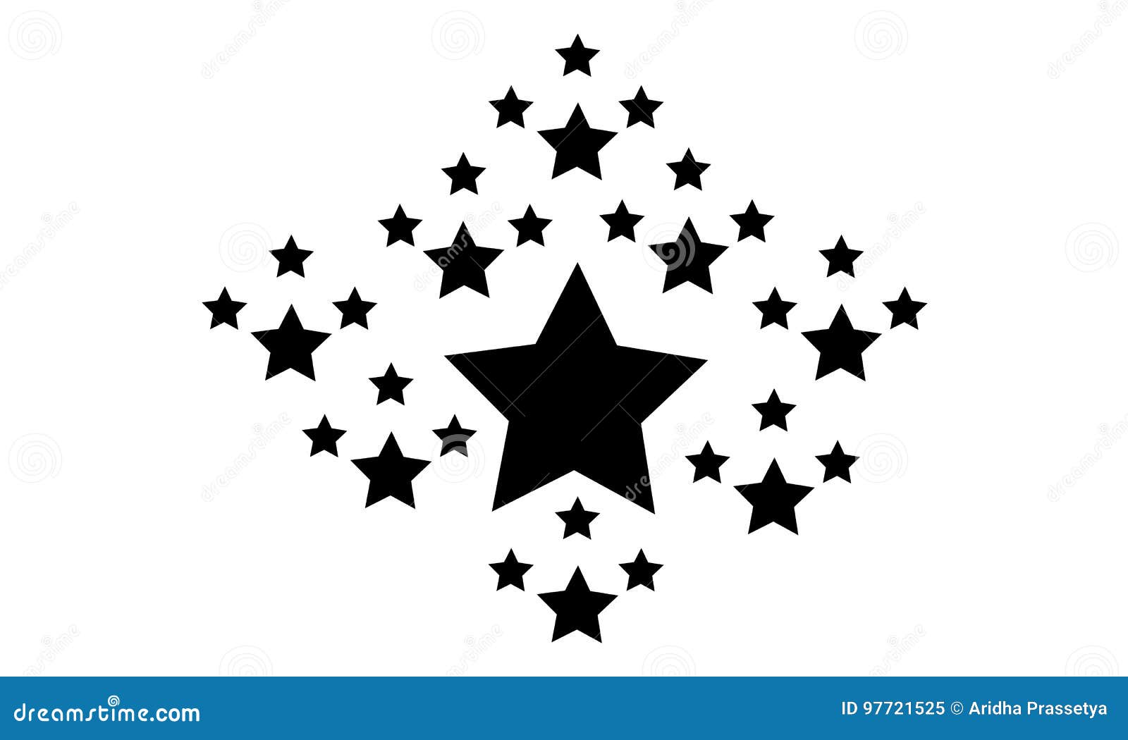 Collection Stock Black Star Style Stock Vector - Illustration of award ...