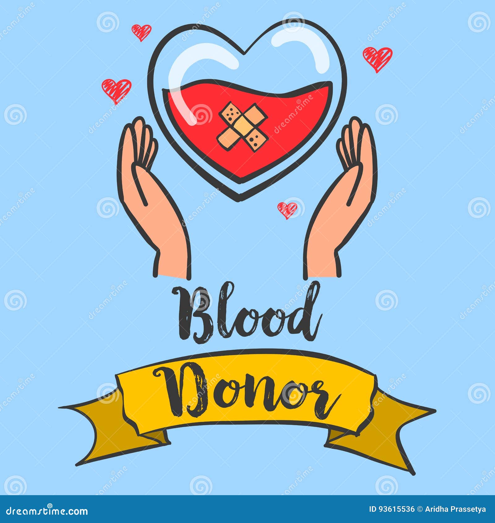 Collection Stock Blood Donor Day Theme Design Stock Vector ...