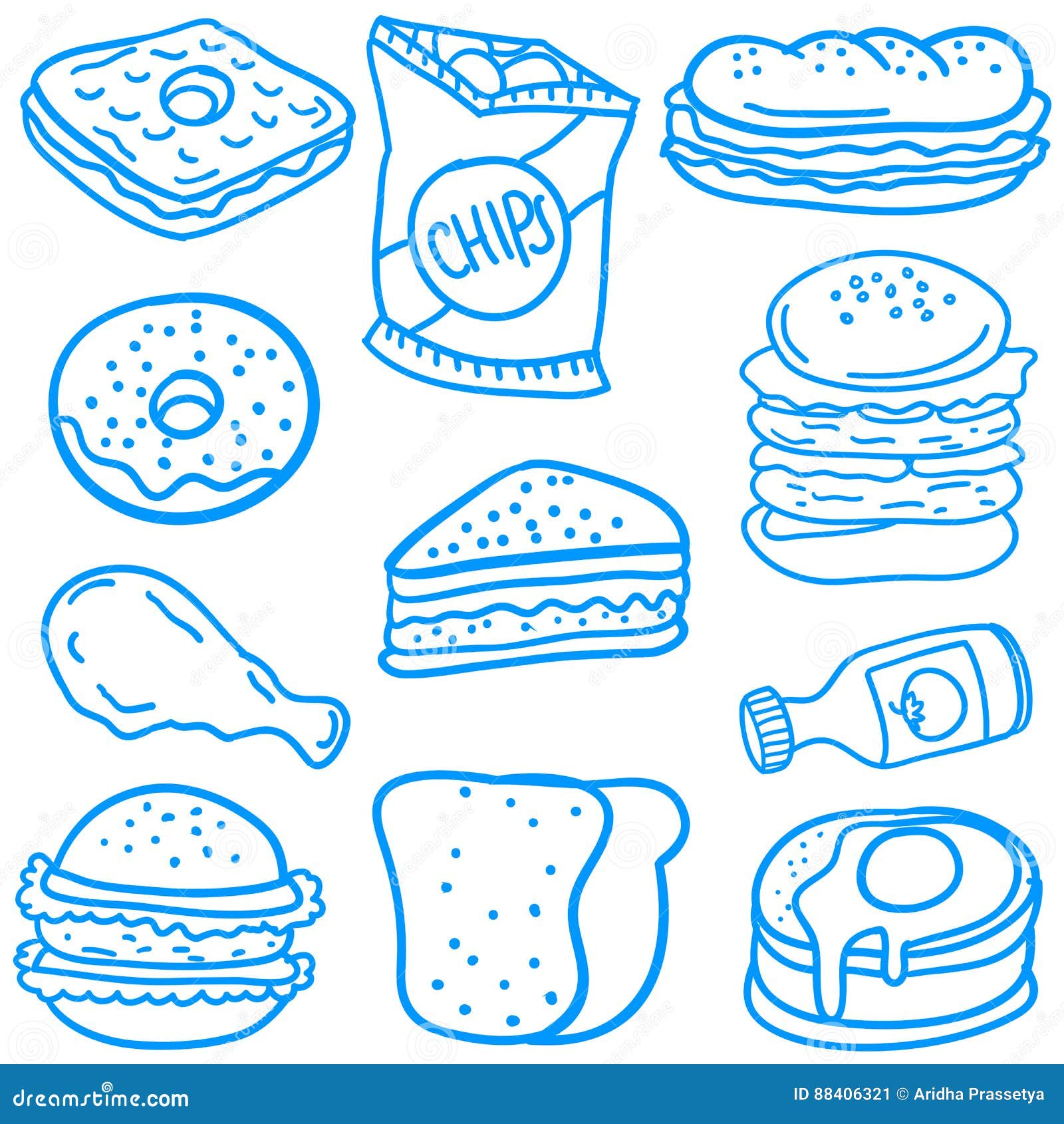 Collection Stock of Food Various Doodles Stock Vector - Illustration of ... Collection Stock of Food Various Doodles Stock Vector - Illustration of ...