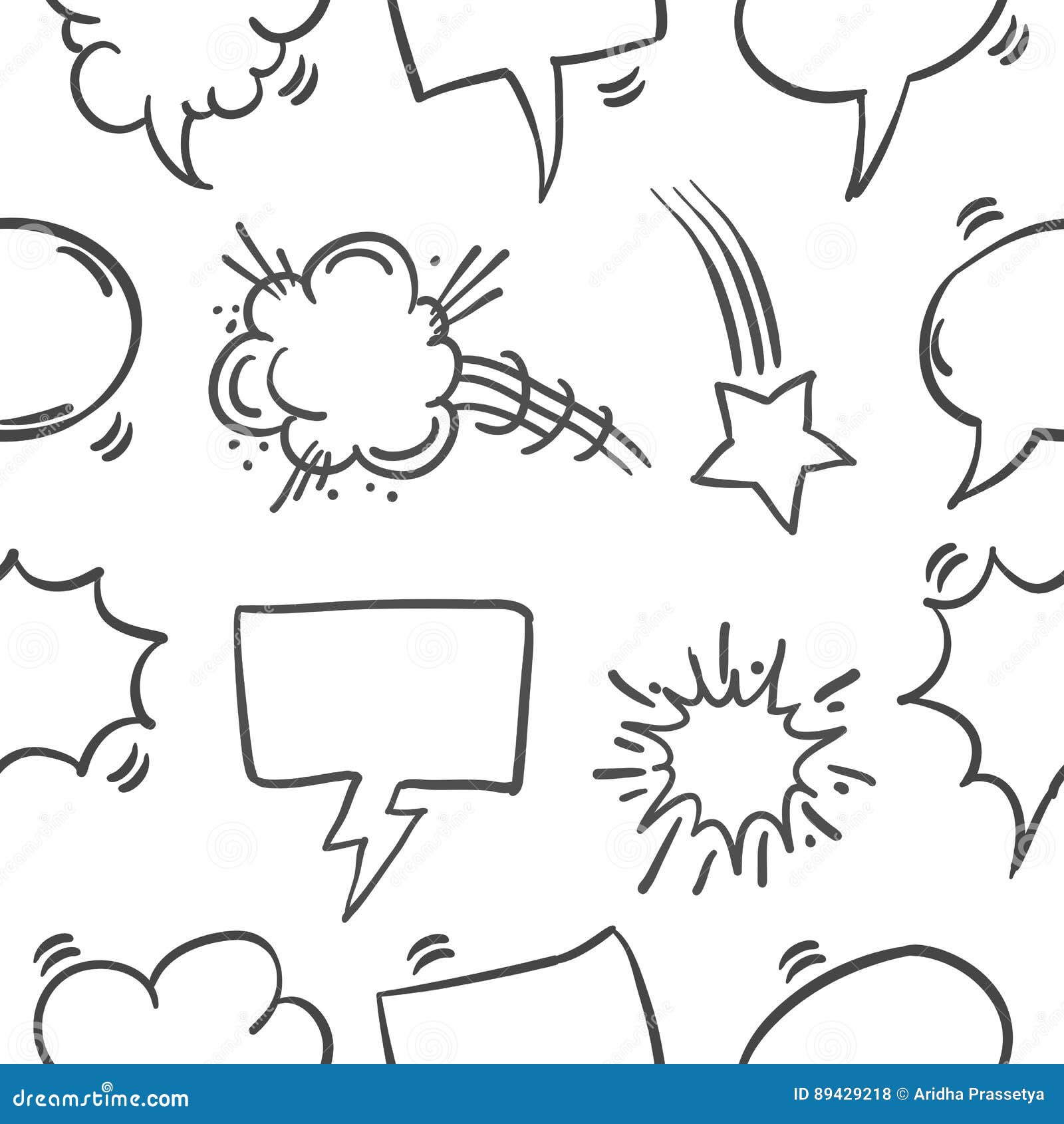 Collection Stock of Speech Bubble Pattern Stock Vector - Illustration ...