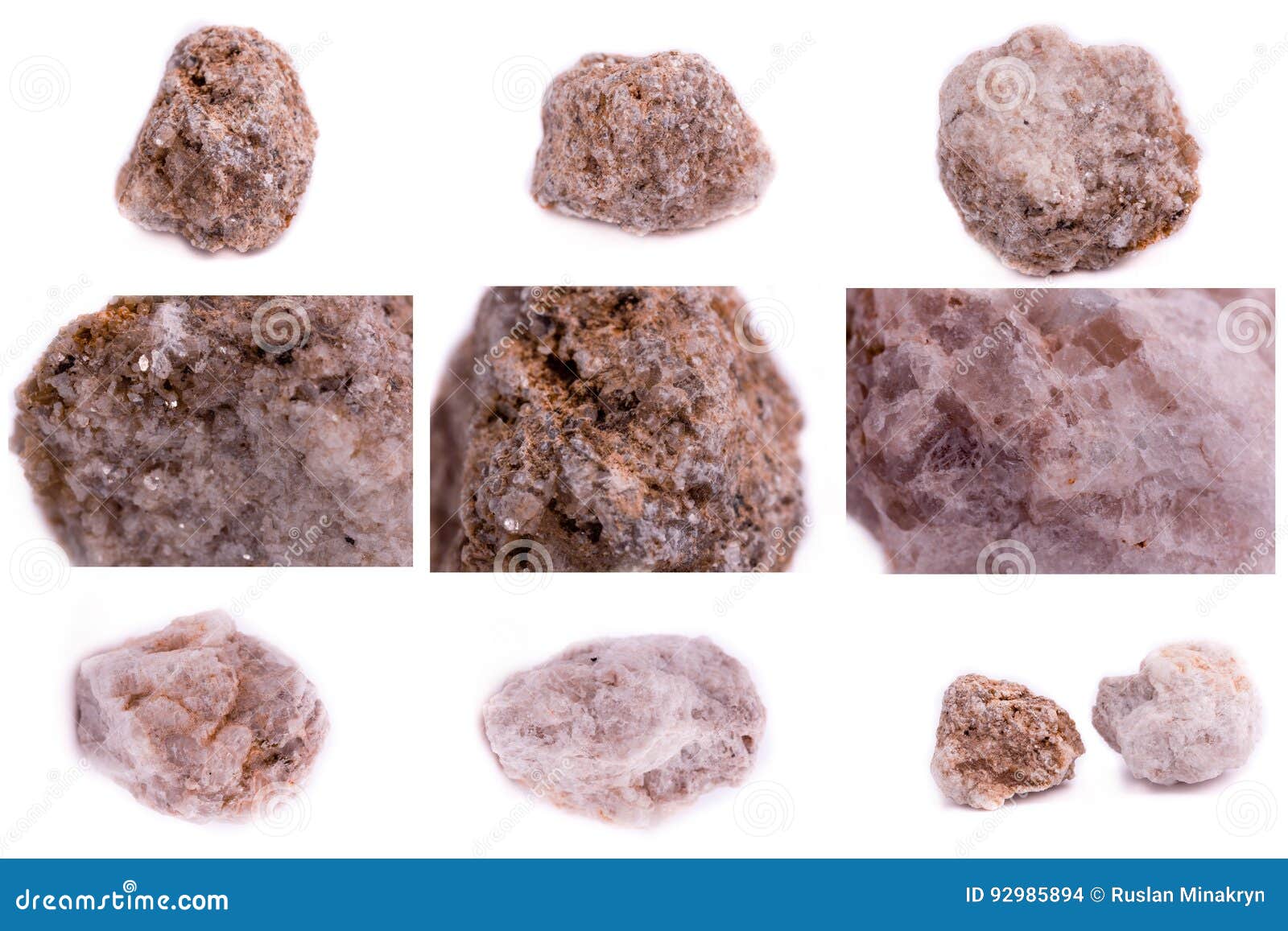 Collection of Stone Mineral Albit Stock Photo - Image of close, albit ...