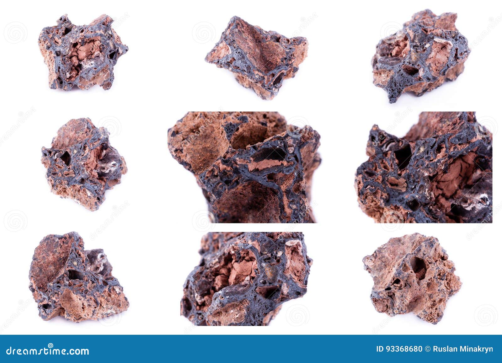 Collection of Stone Mineral Getit Stock Photo - Image of mineral ...
