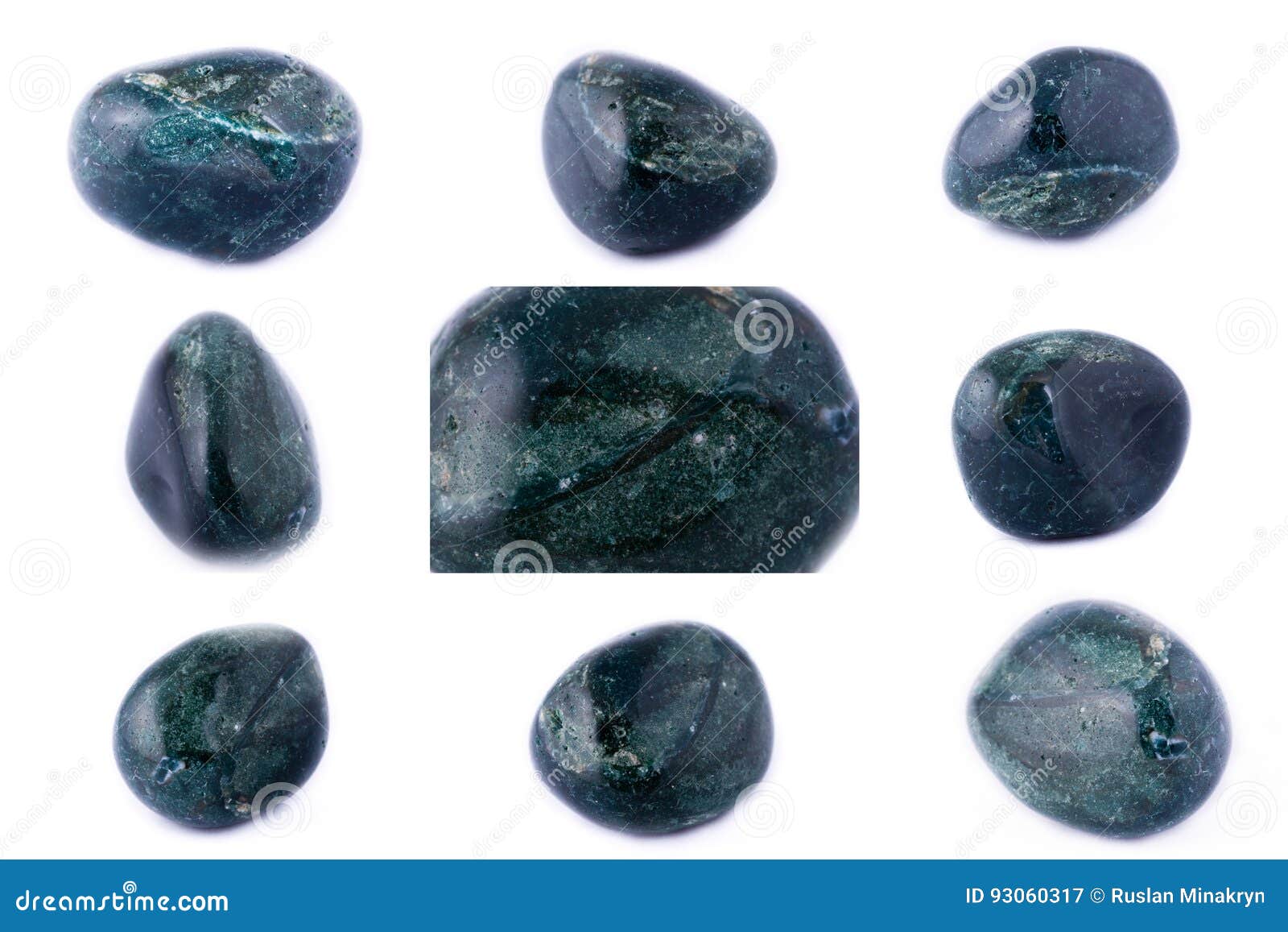 Collection of Stone Mineral Heliotrope Stock Image - Image of rock ...