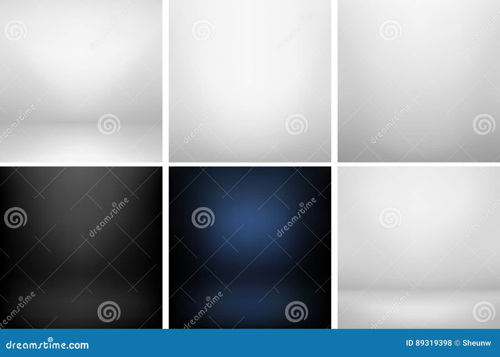 Collection of Studio Backgrounds. Stock Vector - Illustration of ...