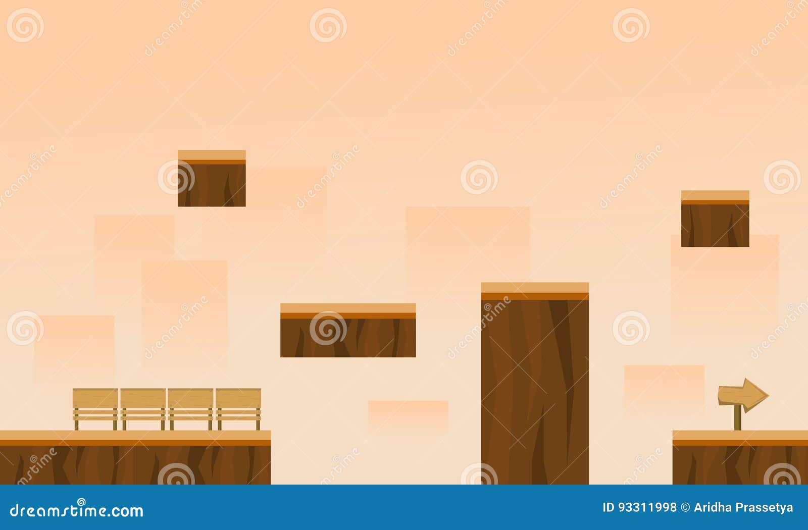 Collection Style with Box Game Background Stock Vector - Illustration ...