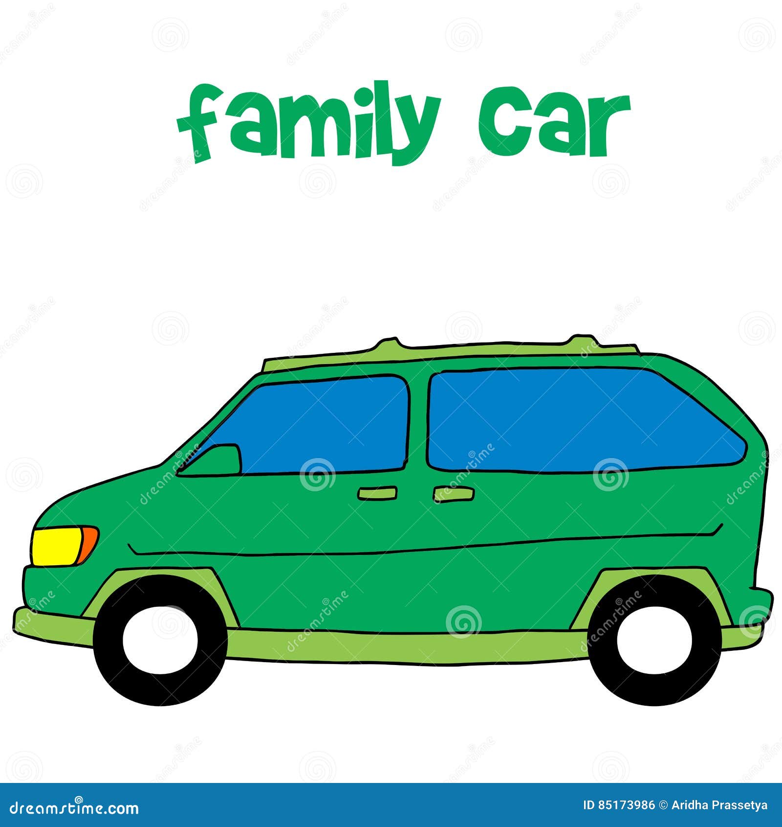 Collection Style of Family Car Stock Vector - Illustration of transport ...