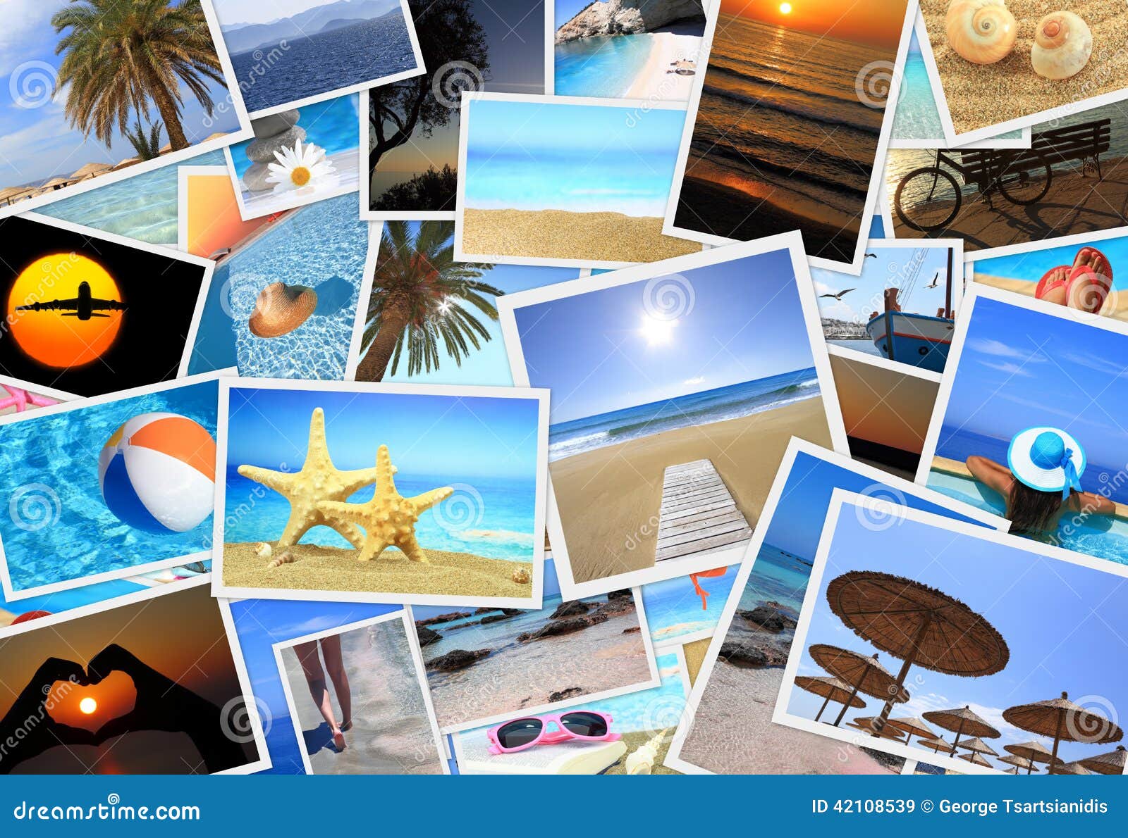 Collection of Summer Photos Stock Image - Image of pool, agency: 42108539