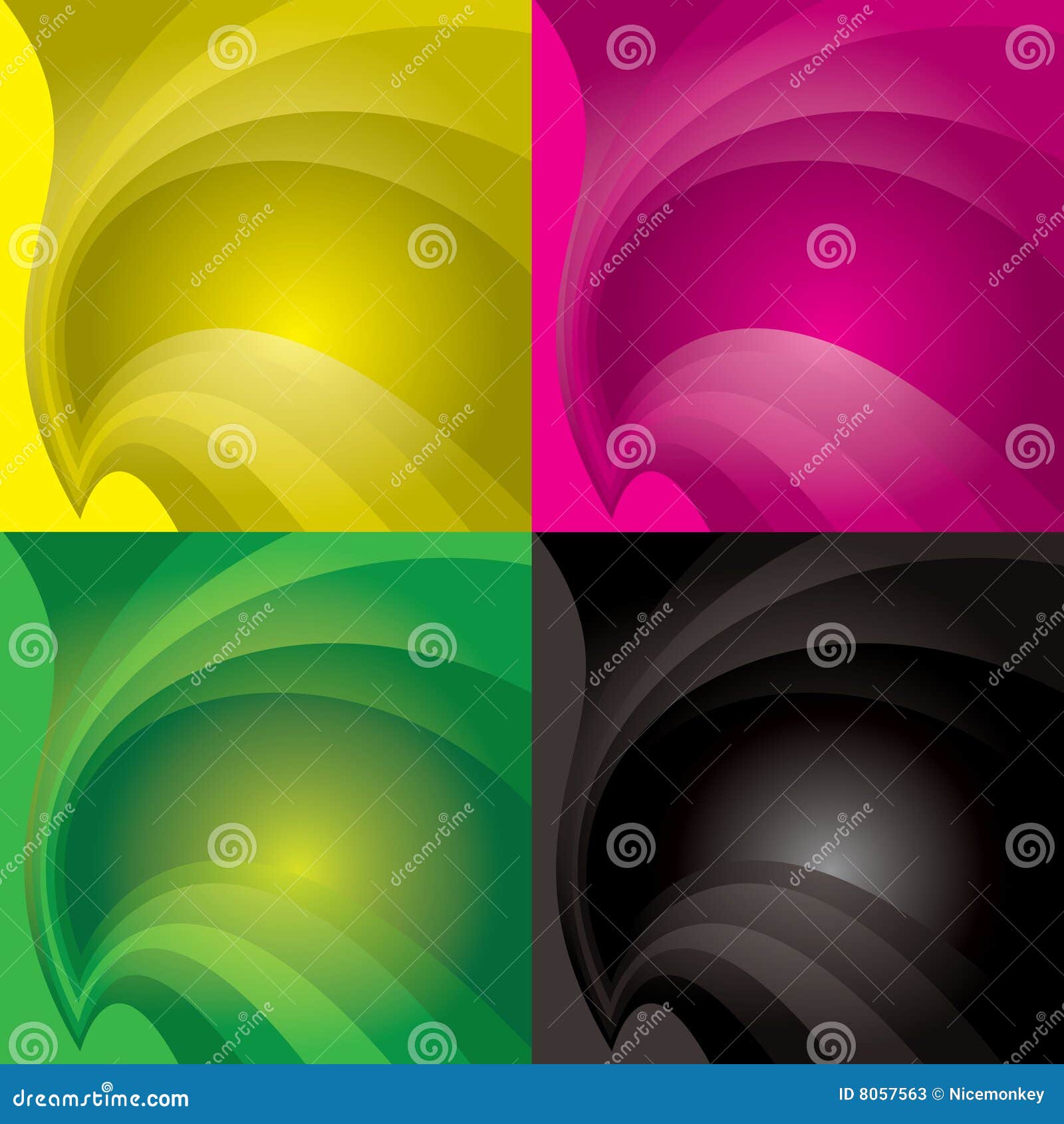 Collection Swish Background Stock Vector - Illustration of abstract ...