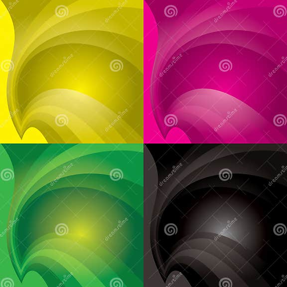 Collection Swish Background Stock Vector - Illustration of abstract ...