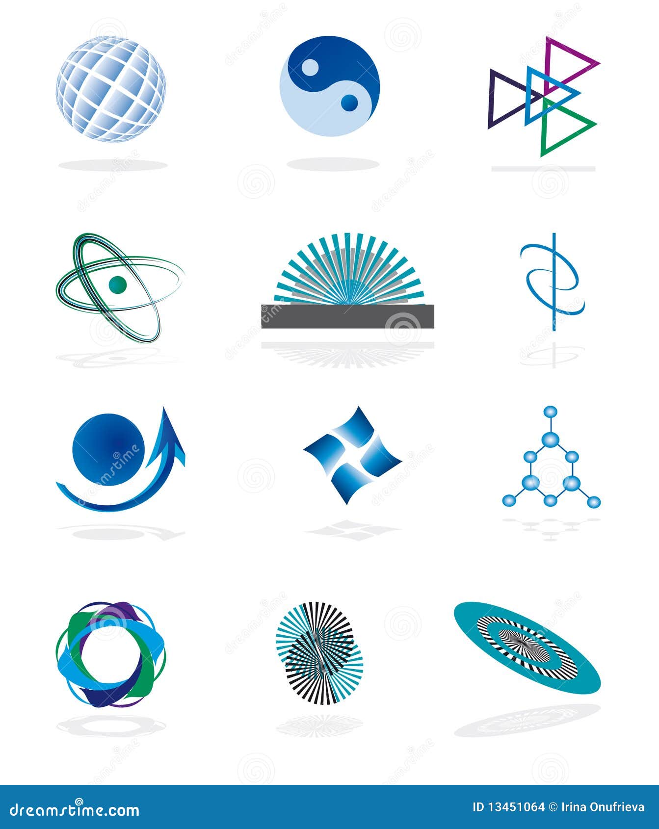 The collection of symbols stock vector. Illustration of isolated - 13451064