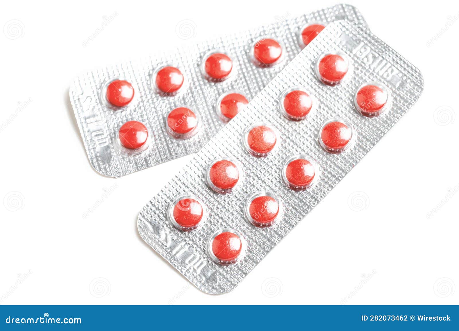 Collection of Tablets Lying on a Flat Surface Stock Photo - Image of ...