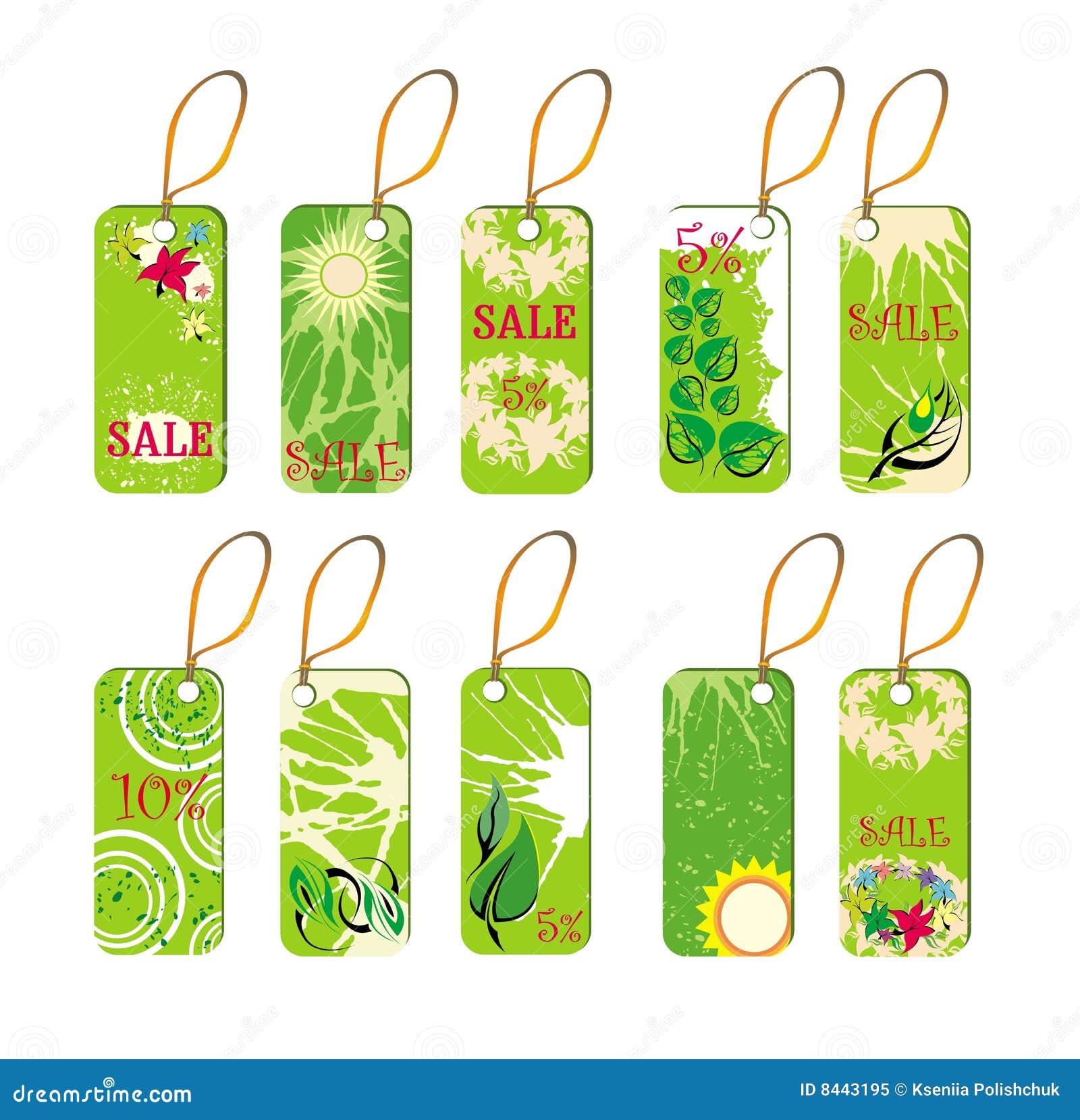 Collection of Tags and Stickers . Stock Vector - Illustration of easter ...