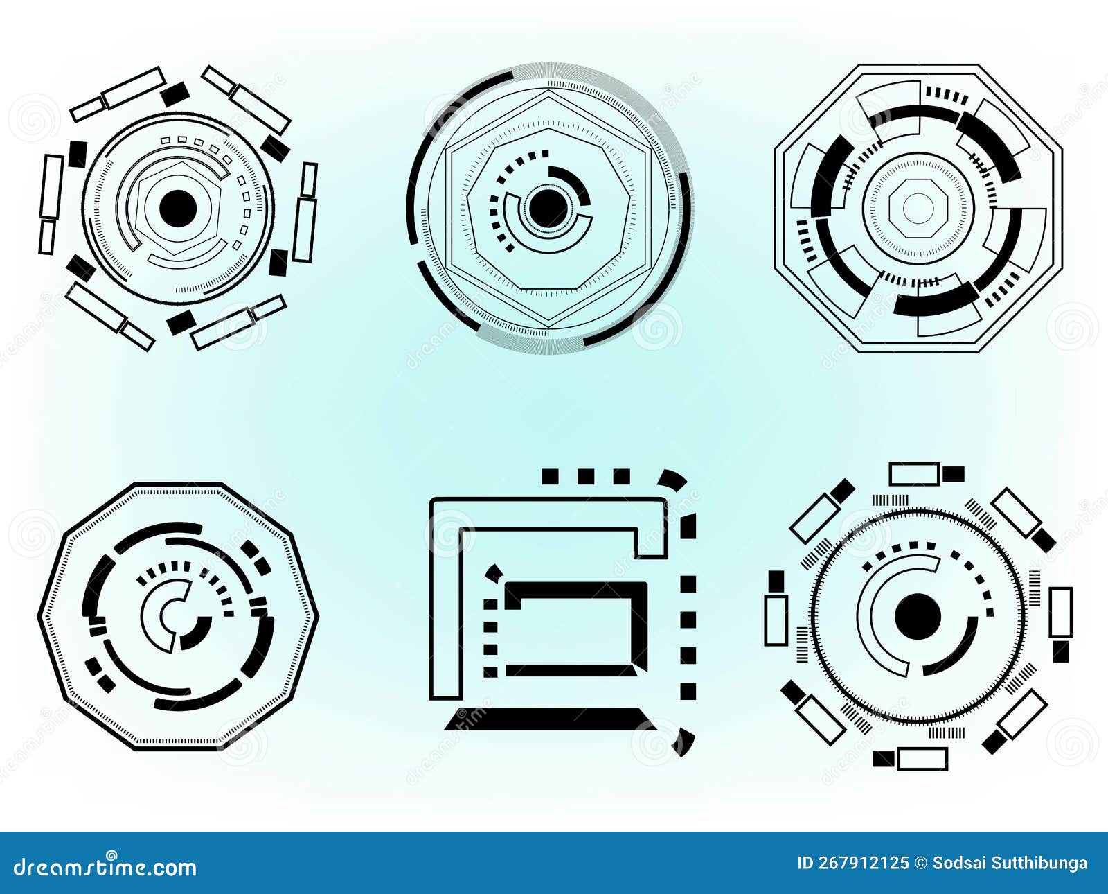 Collection of Tech Gears Technology Icon Element Pattern Abstract ...