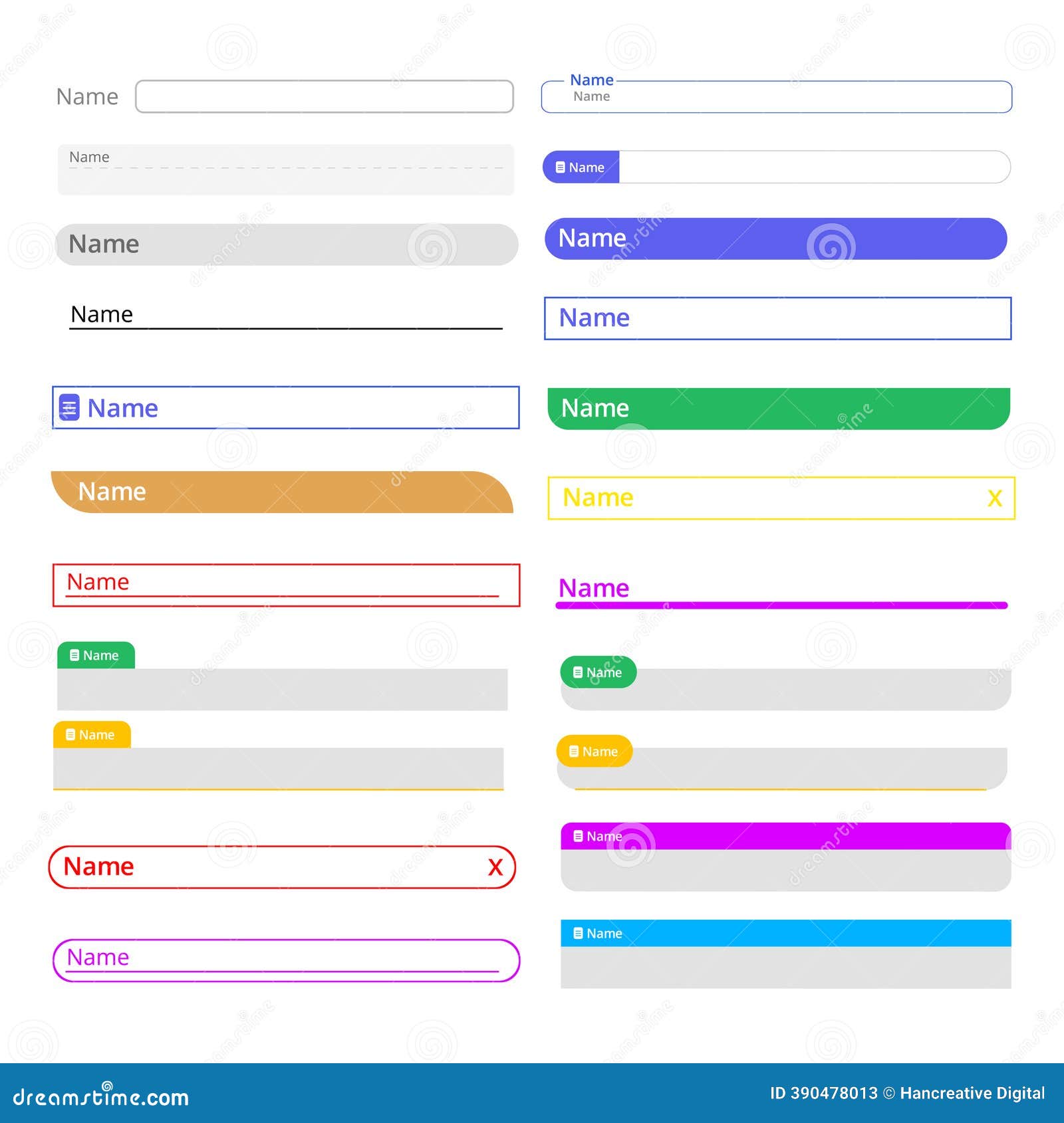 A Customizable Dropdown Menu Illustrates Options For A User Interface ...