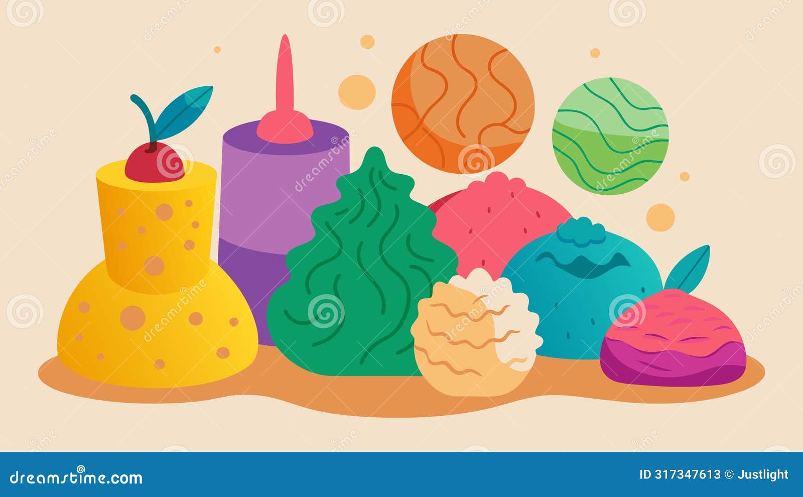 A Collection of Textured Playdough Complete with Different Scents and ...