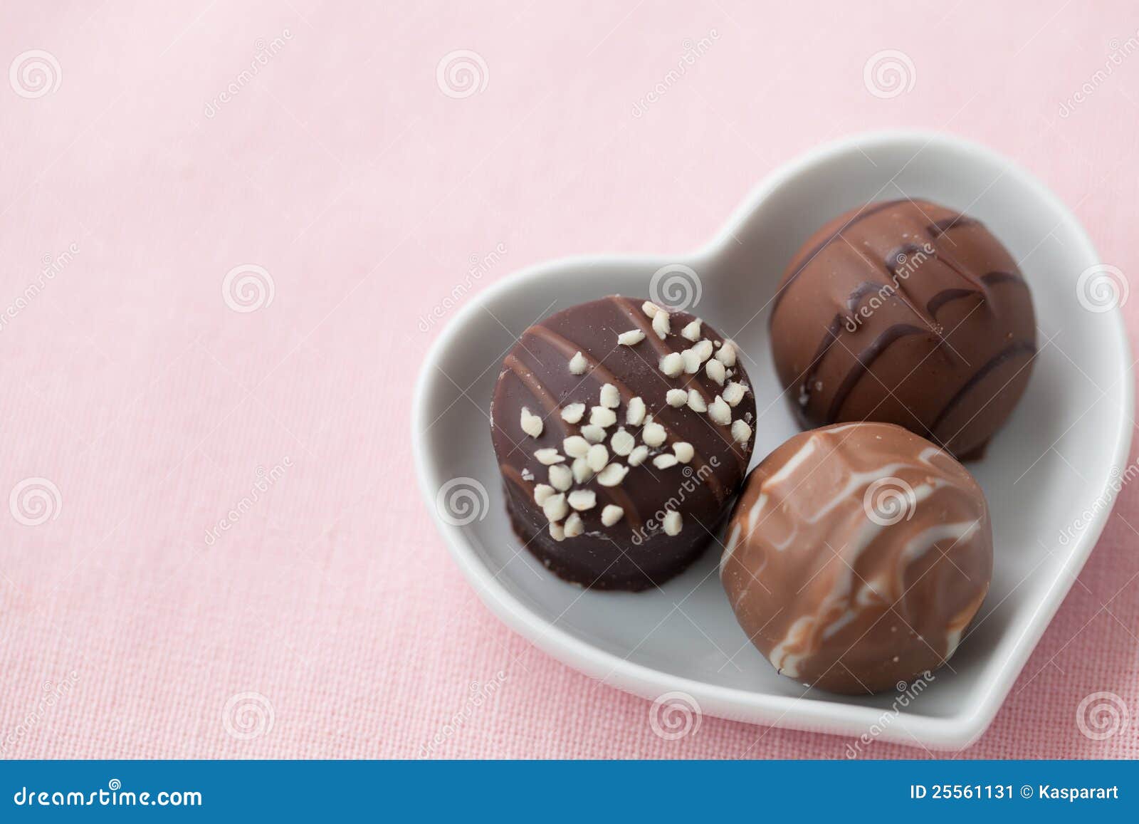 Collection of Three Chocolate Truffles Stock Image - Image of eating ...