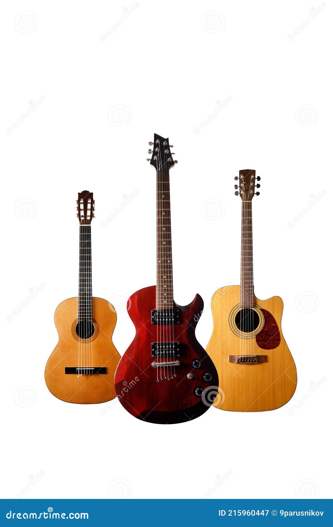 Three Guitars Royalty-Free Stock Image | CartoonDealer.com #104601220