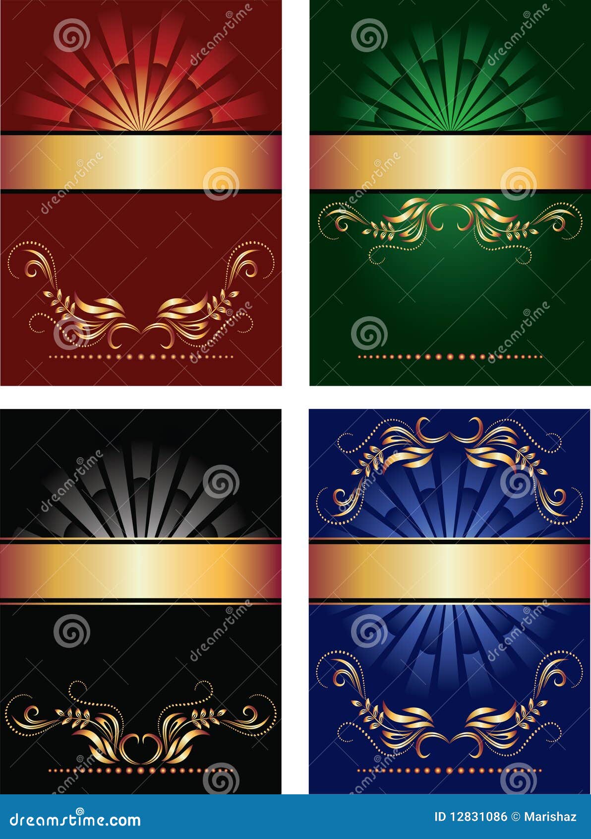 Collection of title page stock vector. Illustration of gift - 12831086