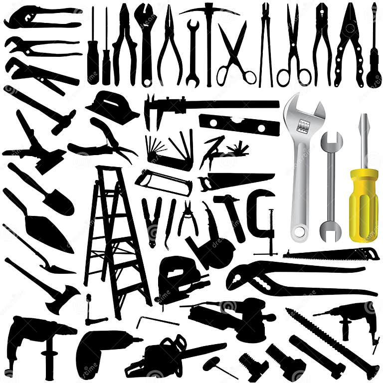 Collection of tool vector stock vector. Illustration of repair - 4716081