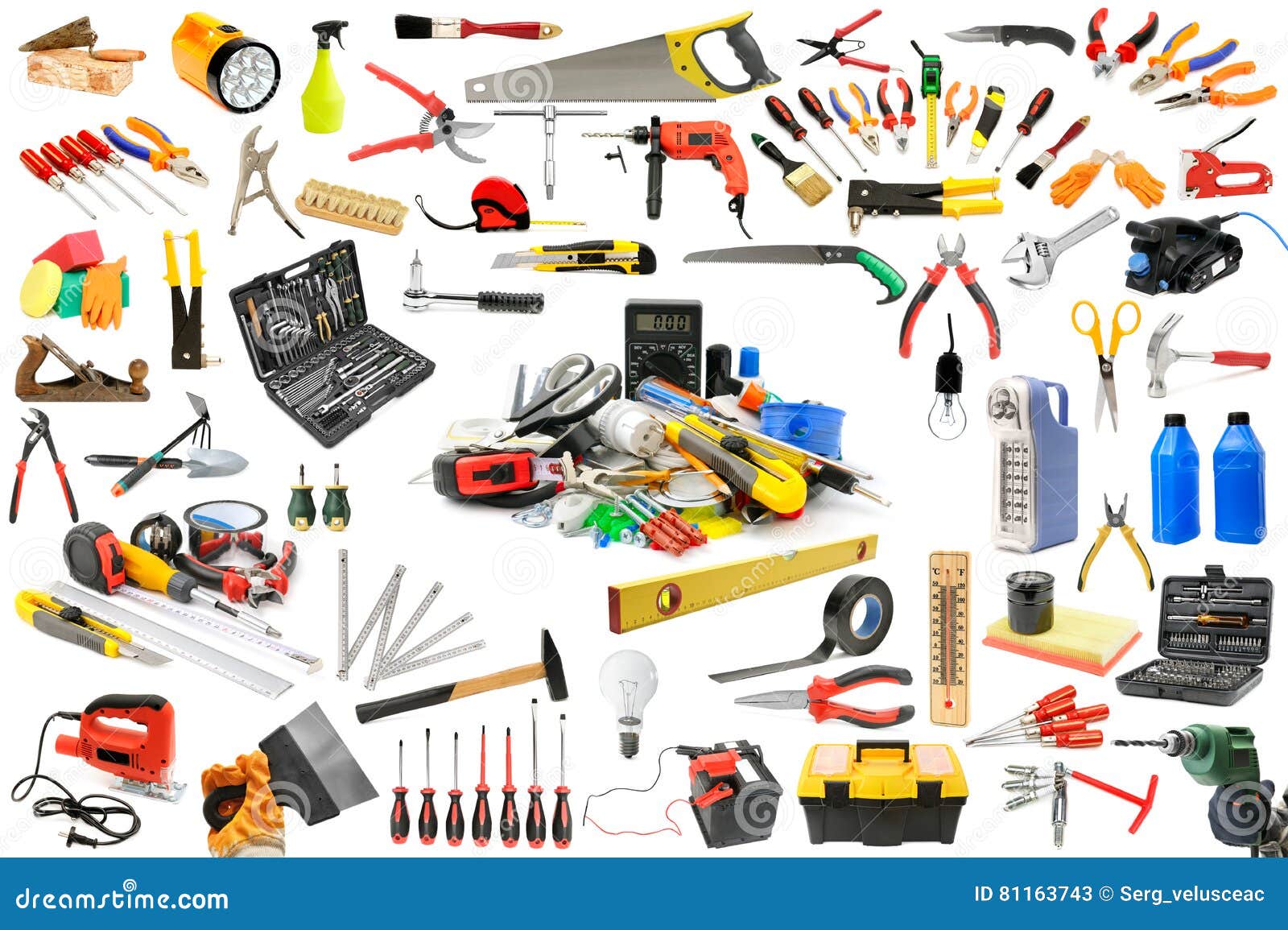Collection of Tools Necessary for the Repair and Maintenance of Stock ...
