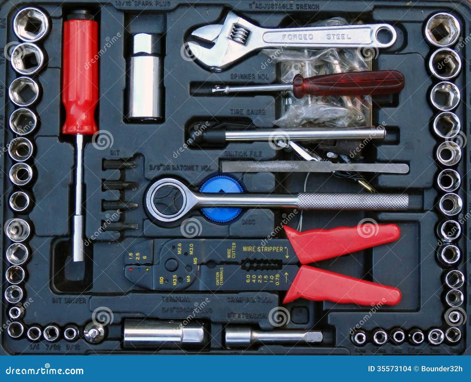 A collection of tools stock photo. Image of complete - 35573104