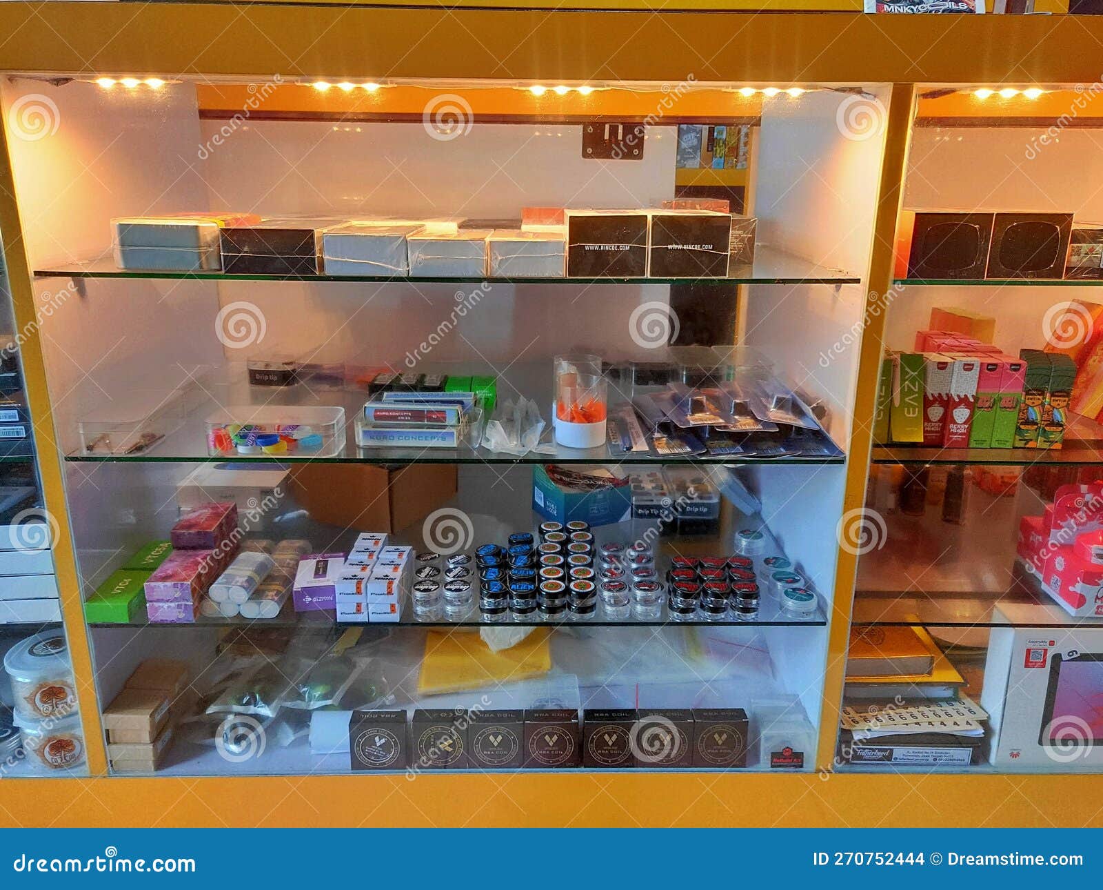 A Collection of Tools in the Vape Store Editorial Stock Image - Image ...