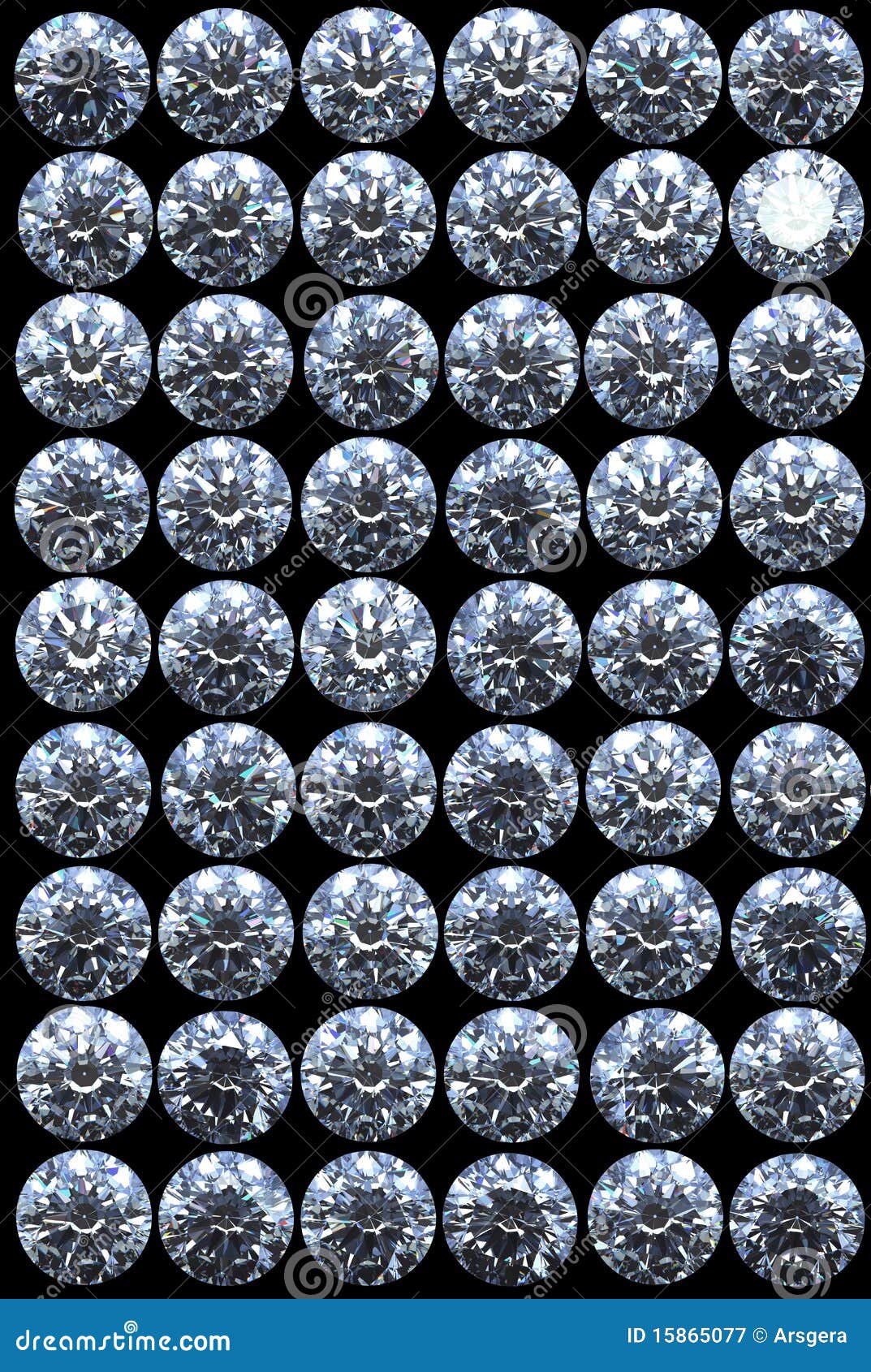 Collection - Top Views of Diamonds Stock Illustration - Illustration of ...