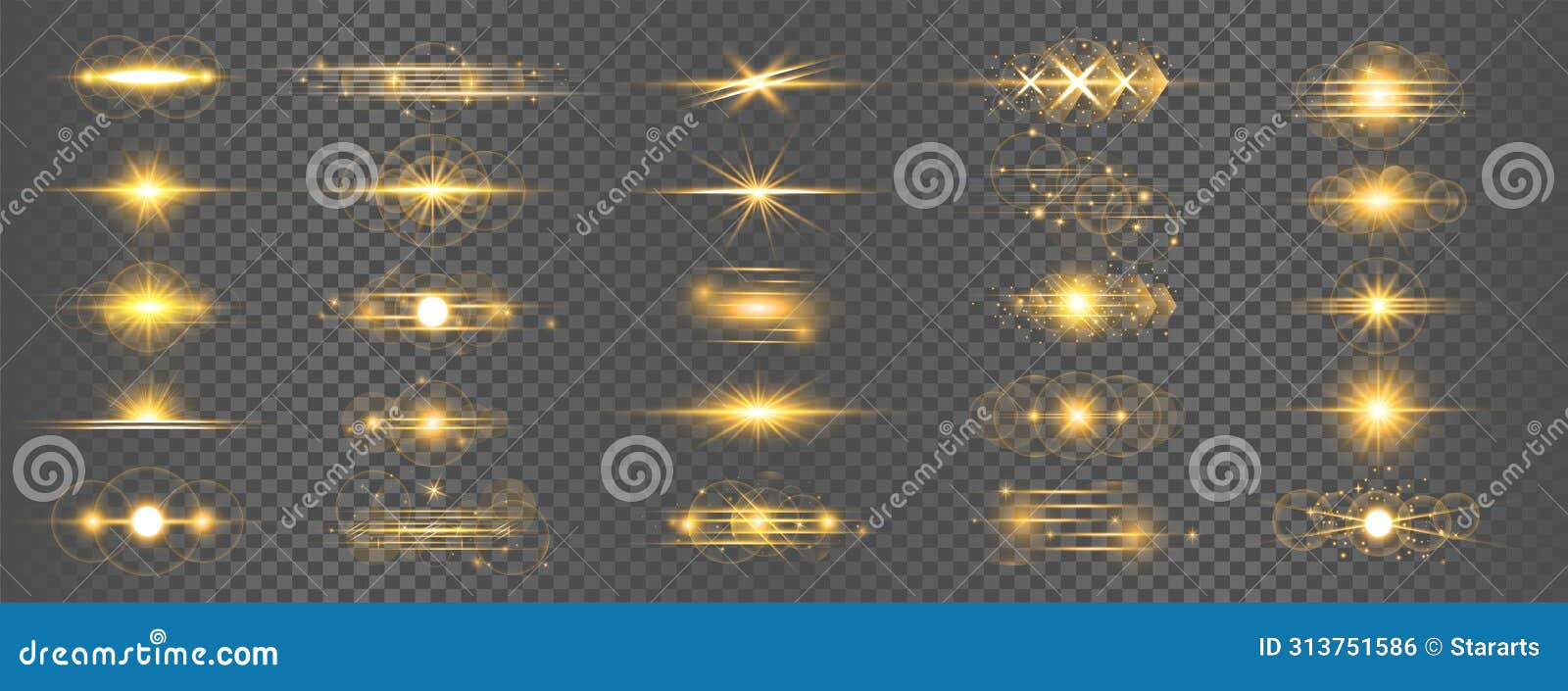 Collection of Transparent Light Beam Background with Shiny Effects ...