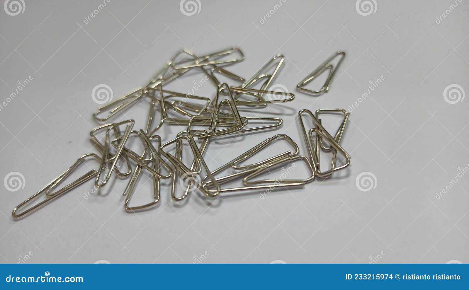 A Collection of Triangles Clips on Paper Stock Photo - Image of ...