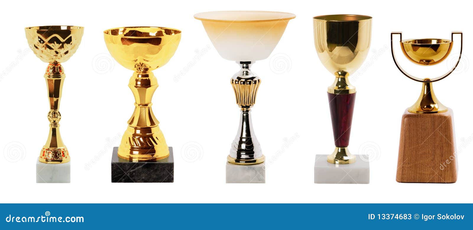 Collection Trophy stock image. Image of event, contest - 13374683