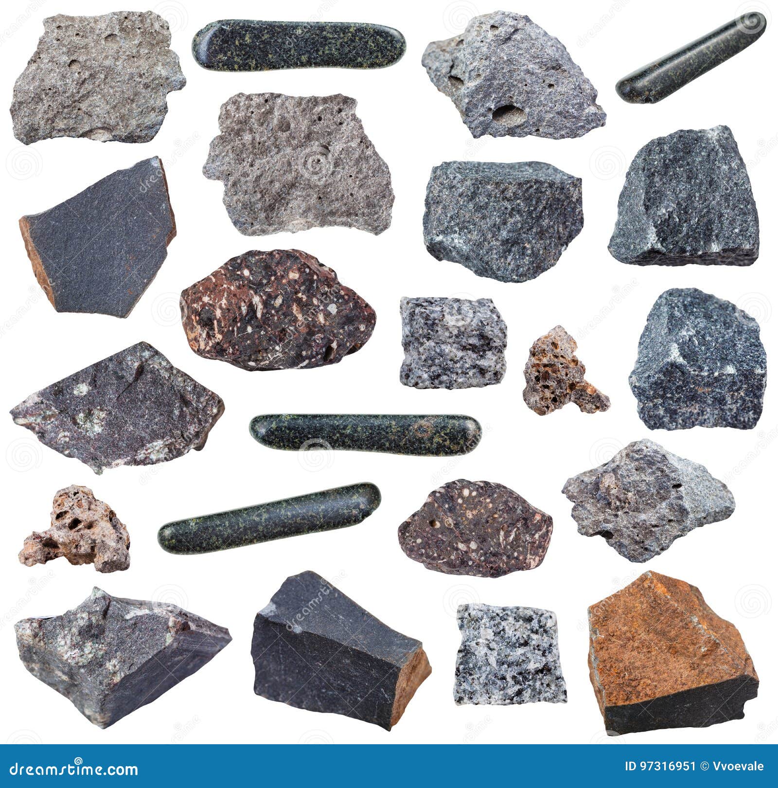Basalt Igneous Rock Isolated On White Background. Royalty-Free Stock ... Basalt Igneous Rock Isolated On White Background. Royalty-Free Stock ...