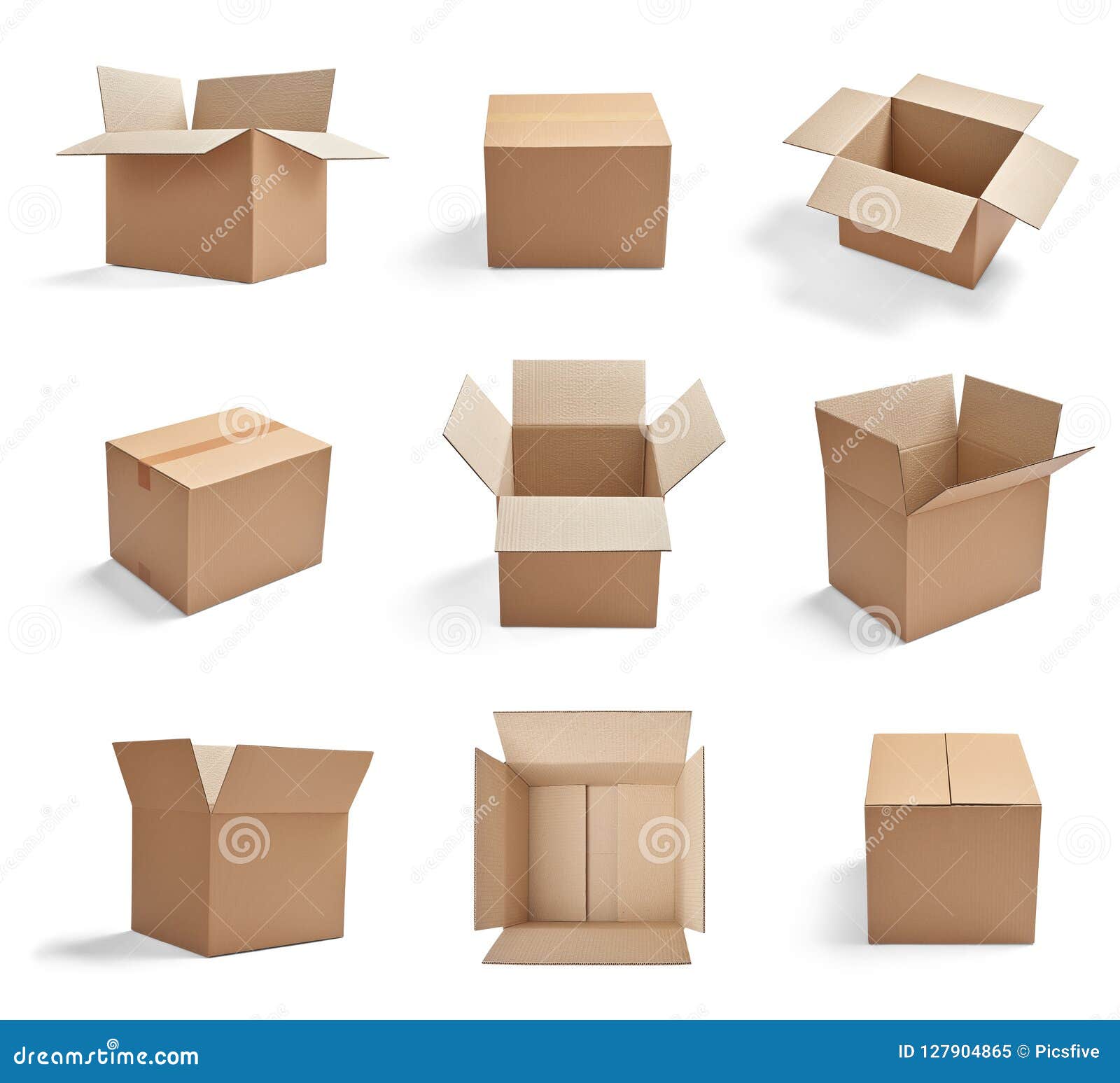 Box Package Delivery Cardboard Carton Stock Image - Image of moving ...